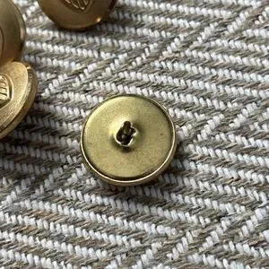 Other | Vintage Shield Military Brass Buttons Lot Of Gold Tone Metal ...